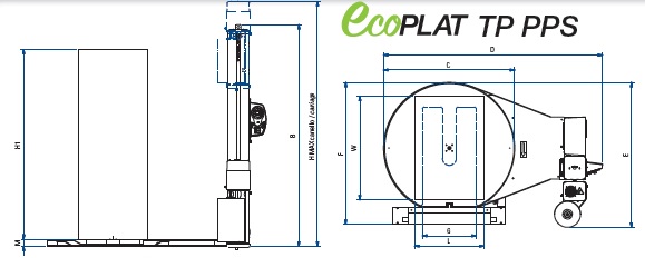 Stretch Wrapping Machine Robopac - Ecoplat