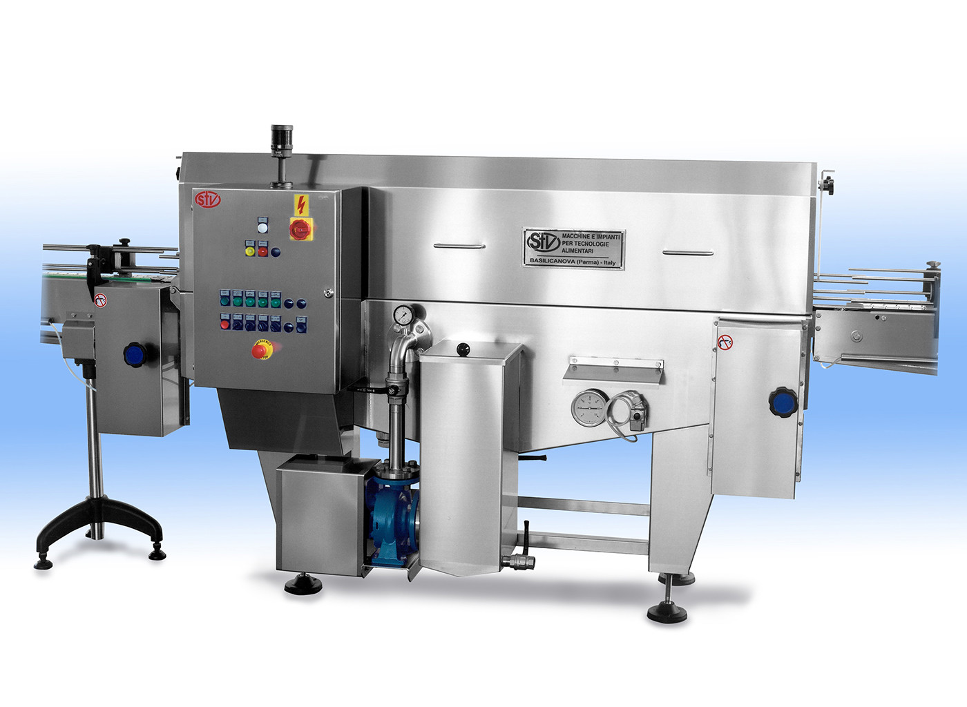 Masina automata de spalat liniar, pana la 16.000 recipiente / ora