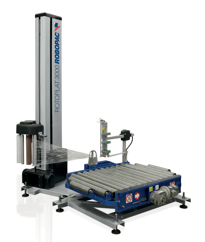 Automatic rotating table wrapping machine